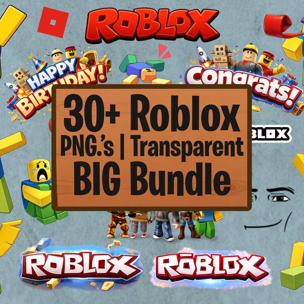 Transparent Roblox Template - Etsy