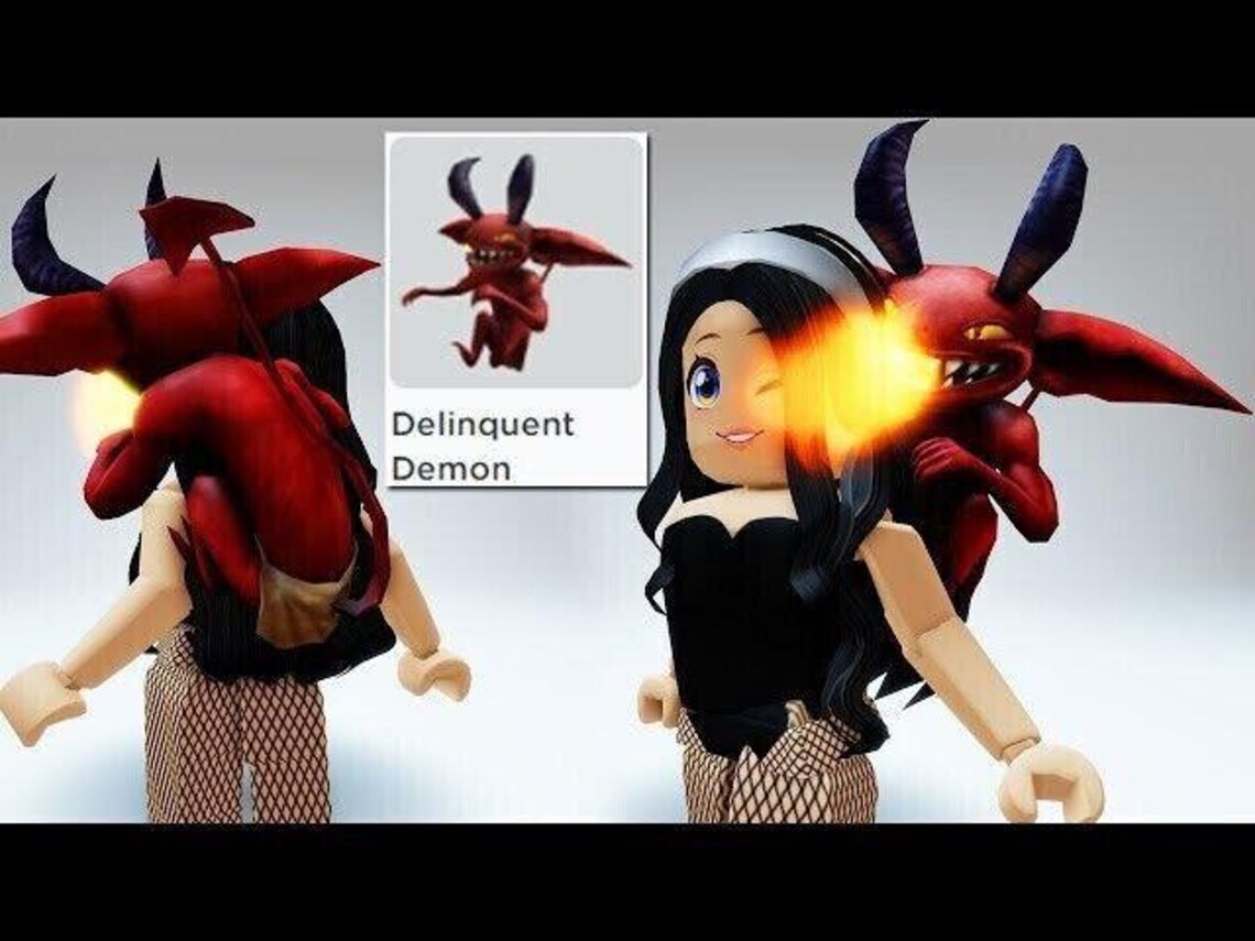 Roblox Delinquent Demon Shoulder Pet [ALL PLATFORMS] - Etsy