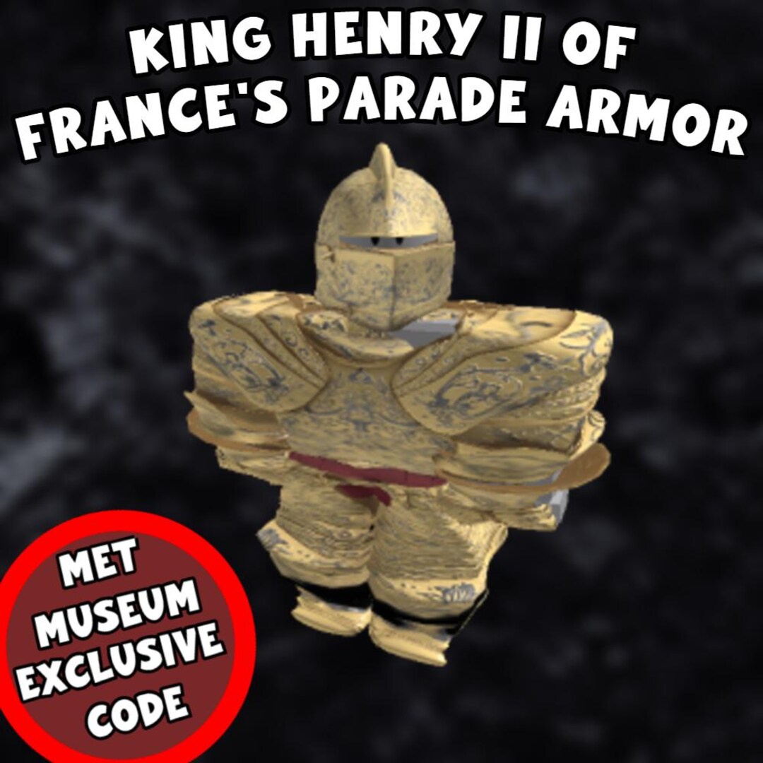 Roblox MET MUSEUM - King Henry II of France’s Parade Armor - Etsy