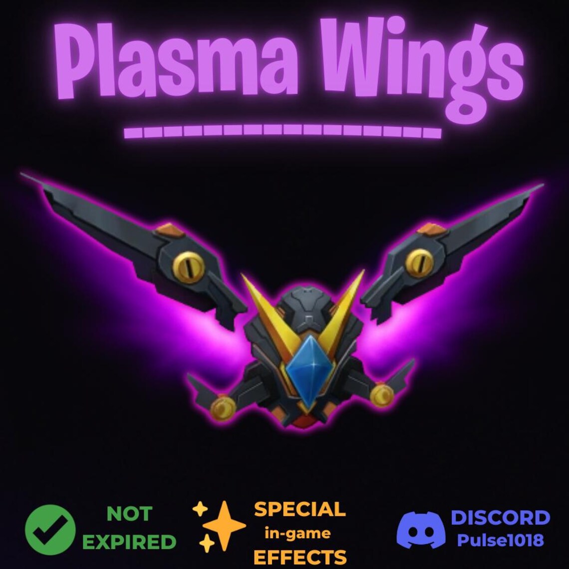 Roblox Plasma Wings: GLOBAL [ALL PLATFORMS] - Etsy