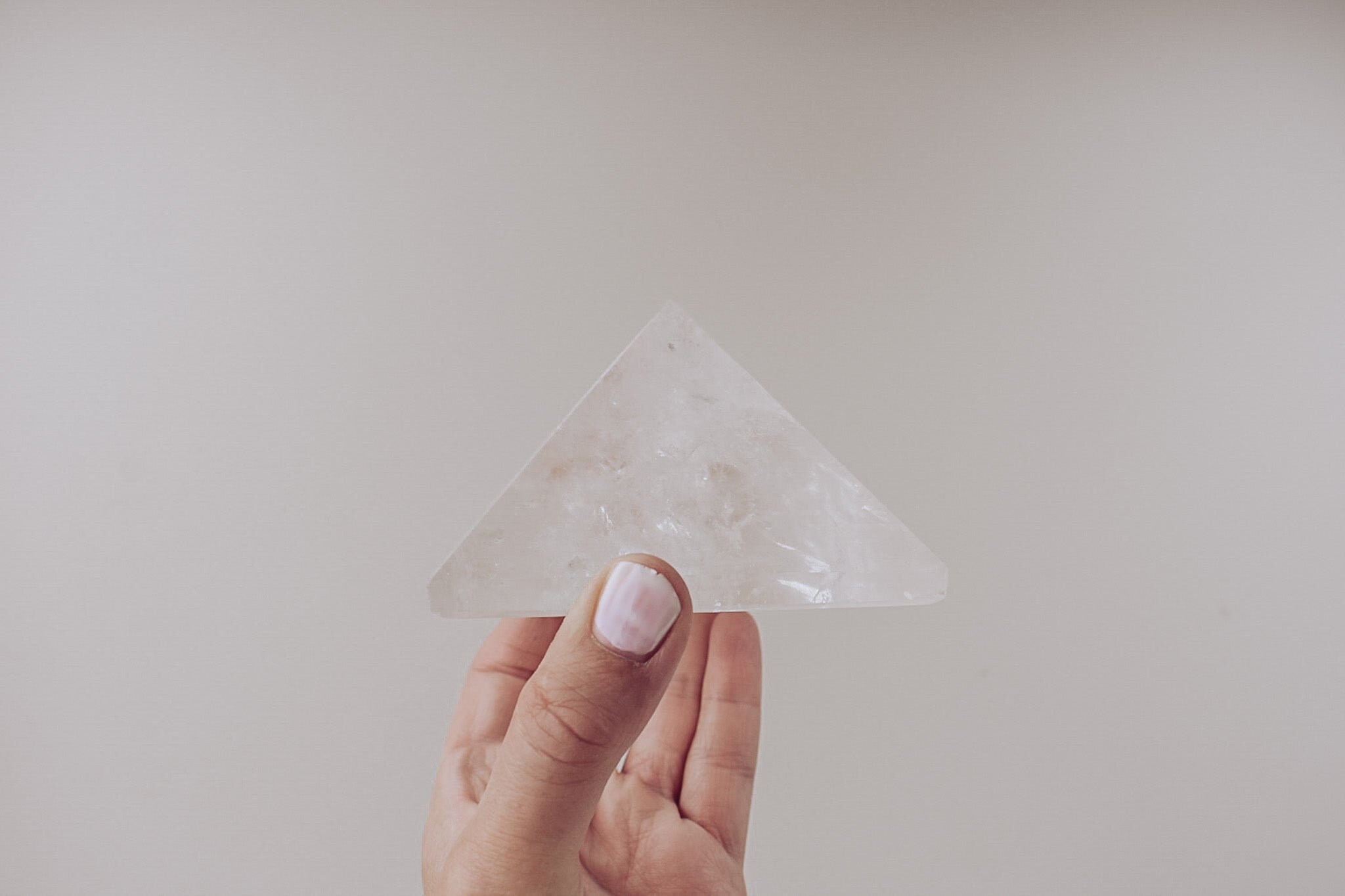 Large Clear Quartz Pyramid - Etsy