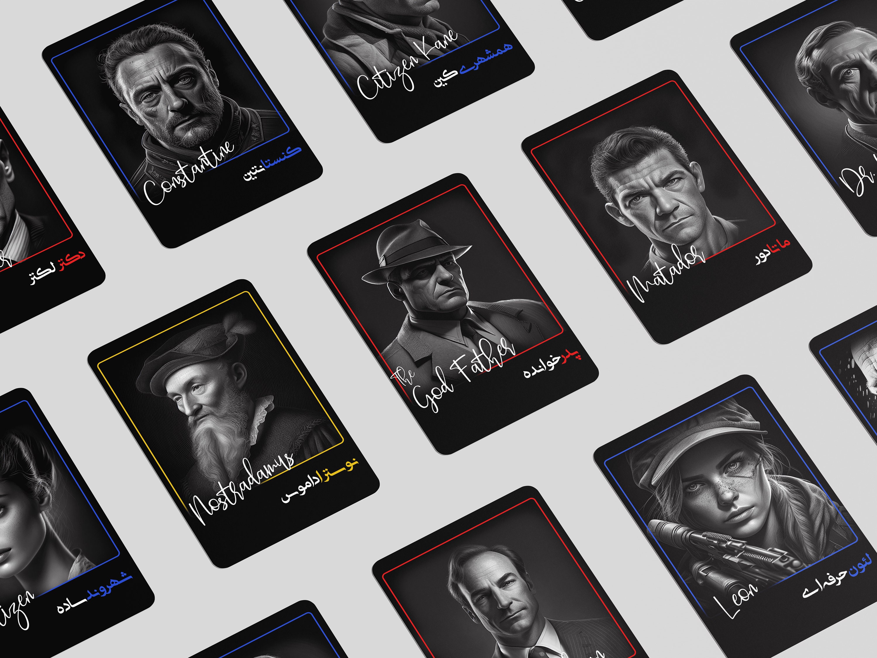 Persian Mafia Board Card Party Game (role-playing Game), Printable Game ...