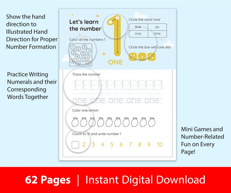 Interactive Pre-k Toddler Educational Activities Printable Activities ...