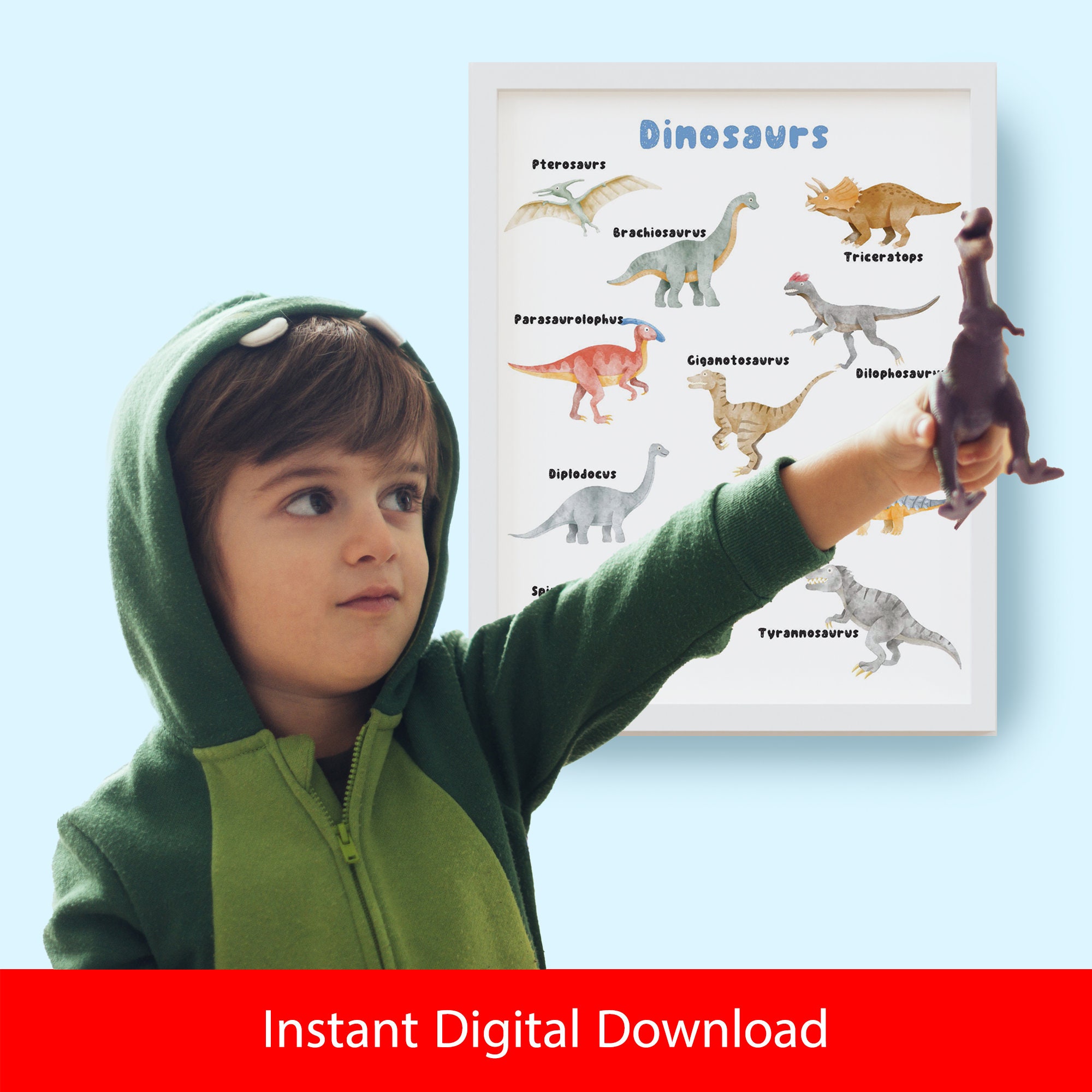 Set of 11 Educational Activities Posters, Kids Room Posters Homeschool ...