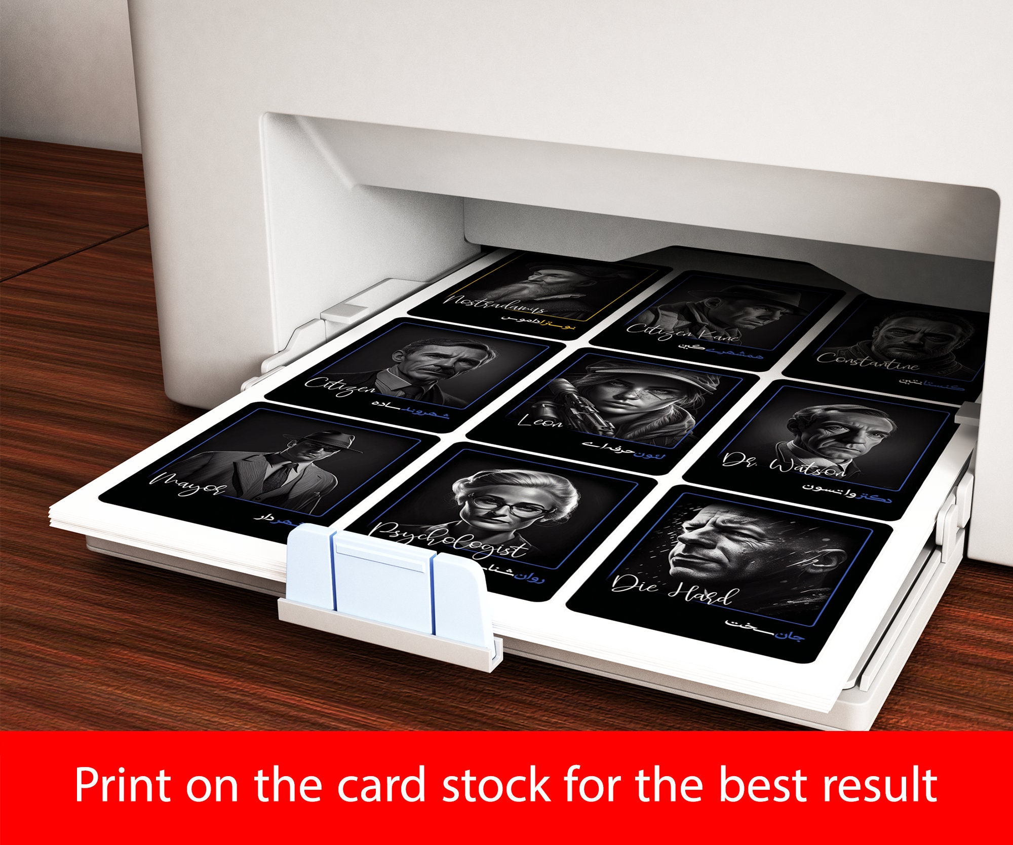 Persian Mafia Board Card Party Game (role-playing Game), Printable Game ...