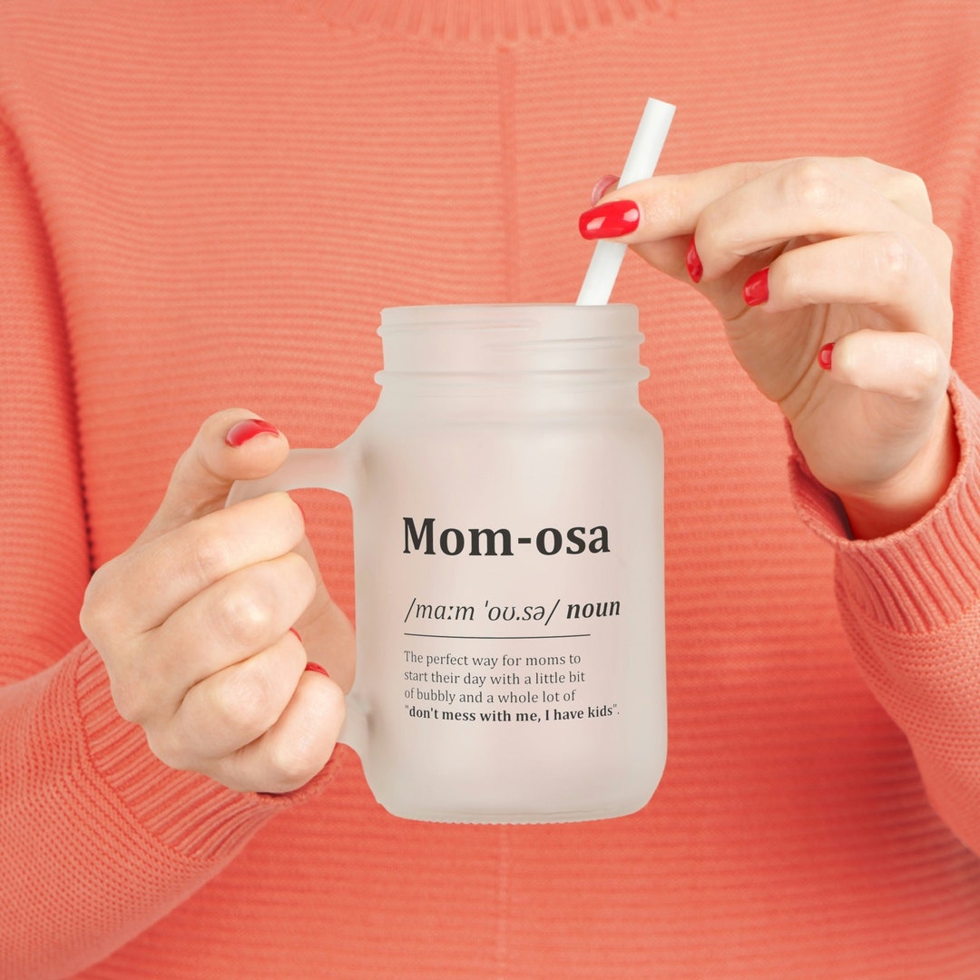 Mom-osa Mason Jar: Funny Floral Gift for Mom - Etsy