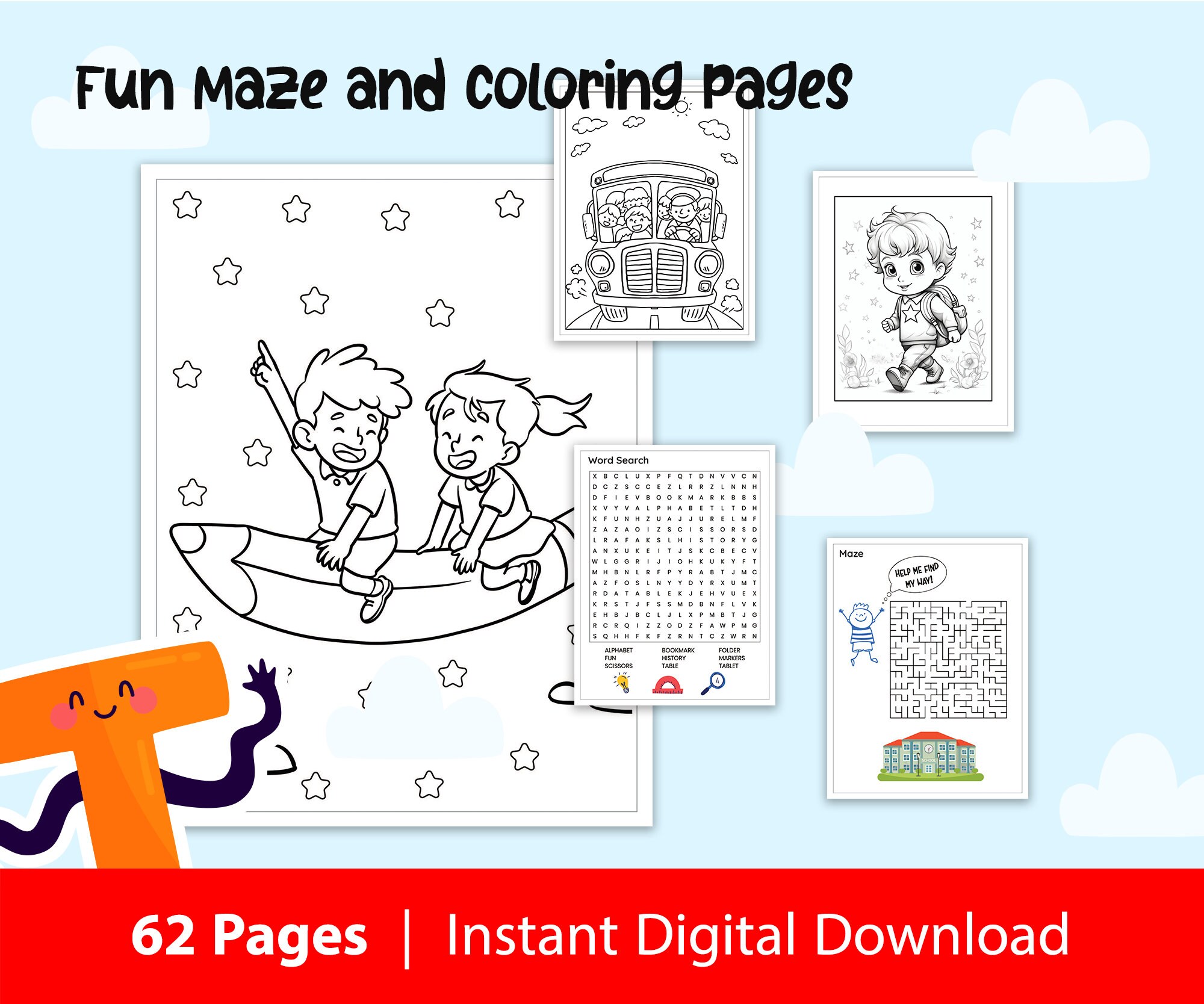 Interactive Pre-k Toddler Educational Activities Printable Activities ...