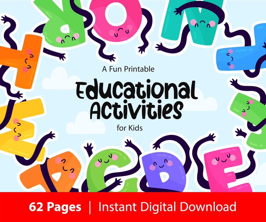 Interactive Pre-k Toddler Educational Activities Printable Activities ...