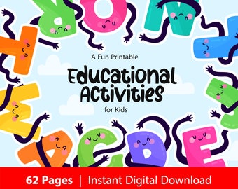 Interactive Pre-k Toddler Educational Activities Printable Activities ...