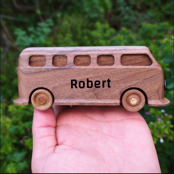 Wooden Bus - Etsy