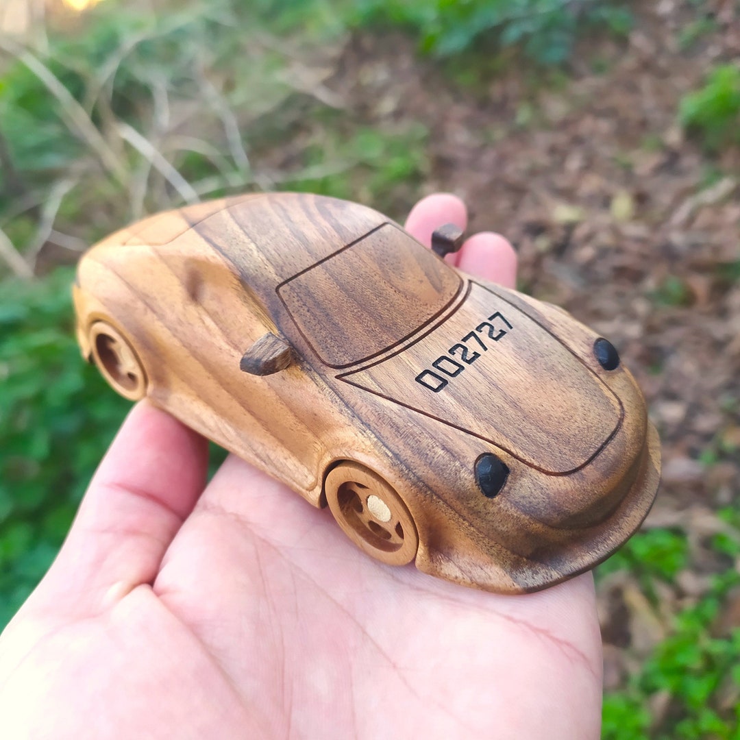 Personalized Wooden Toy Car : Desk Decor & Collectible Wood Model - Etsy