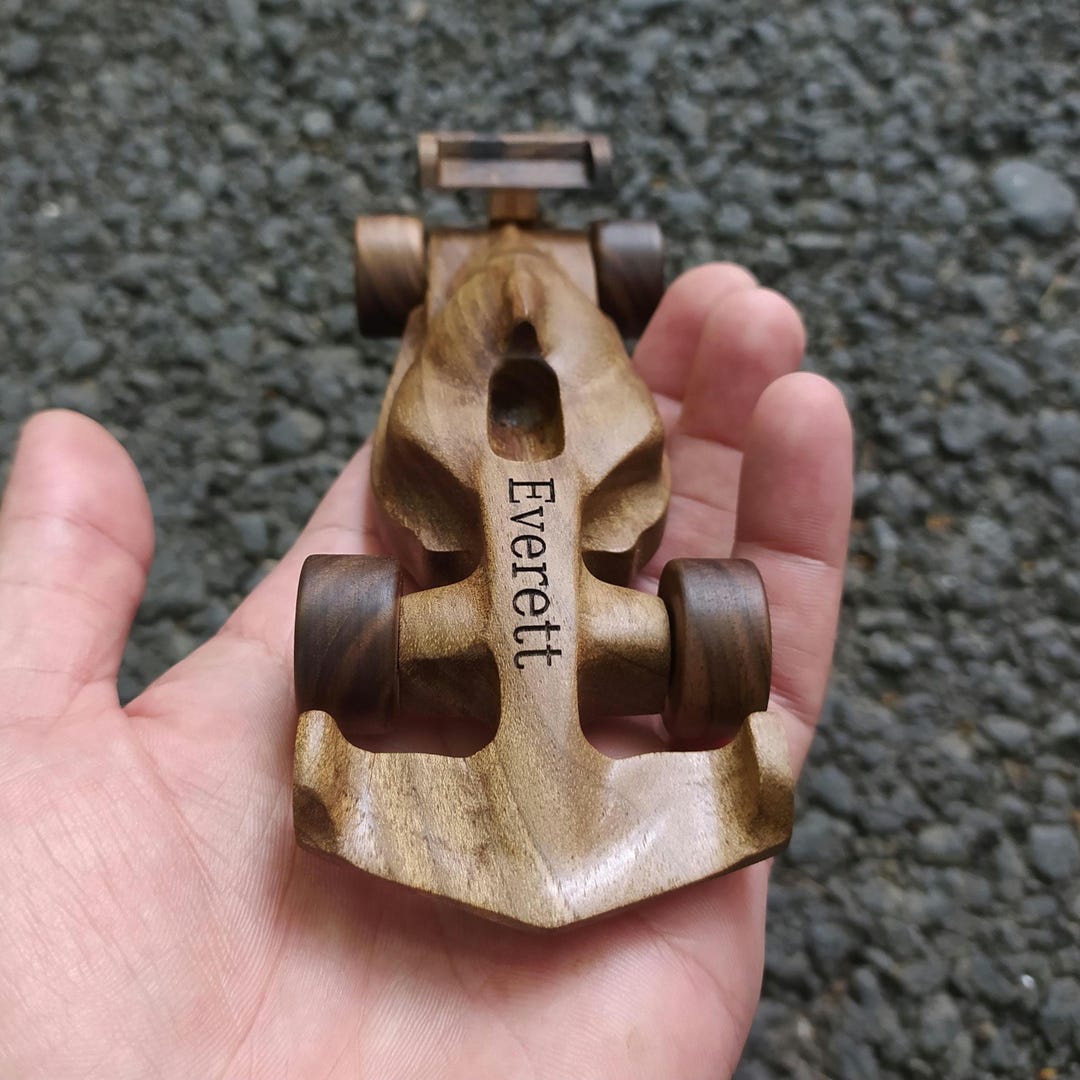 Personalized F1 Gift Formula One Cars With Custom Name : Wooden Toy Car ...