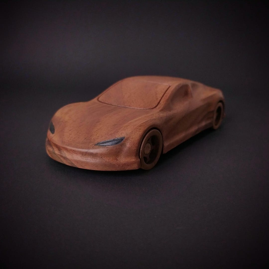 Custom Personalized Wooden Car – Handmade Toy Car for Kids, Montessori ...
