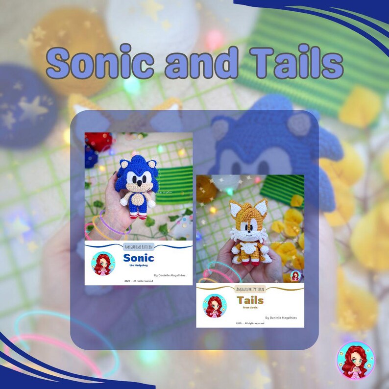 Sonic and Tails Amigurumi Crochet Pattern – PDF Digital Download ...