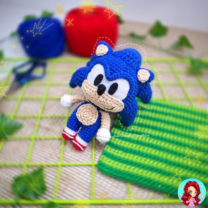 Sonic the Hedgehog Amigurumi Pattern - Etsy
