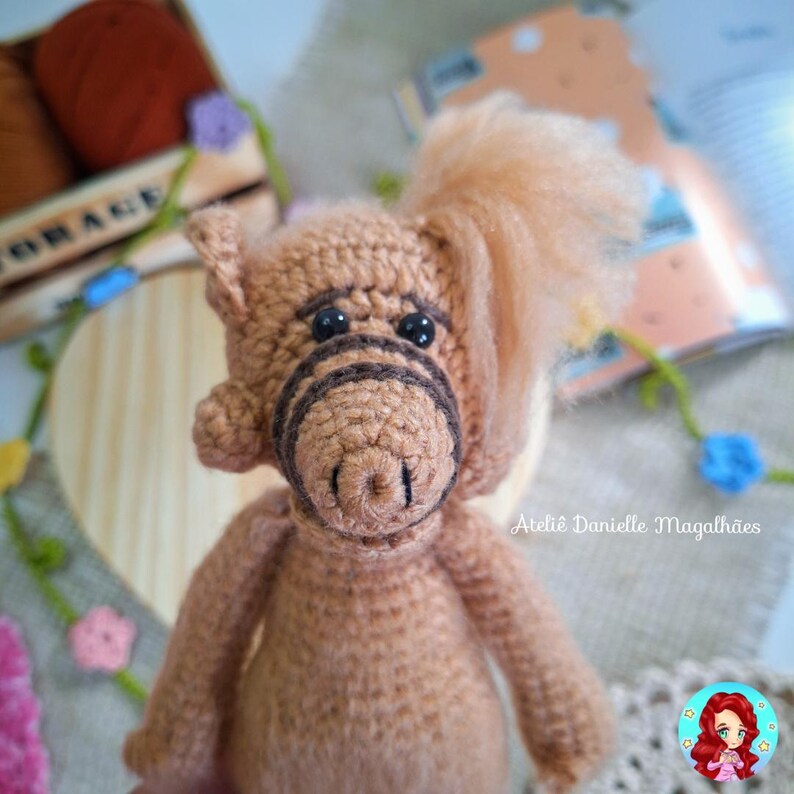 Alf-fanart Alien Amigurumi Crochet Pattern – PDF Digital Download ...