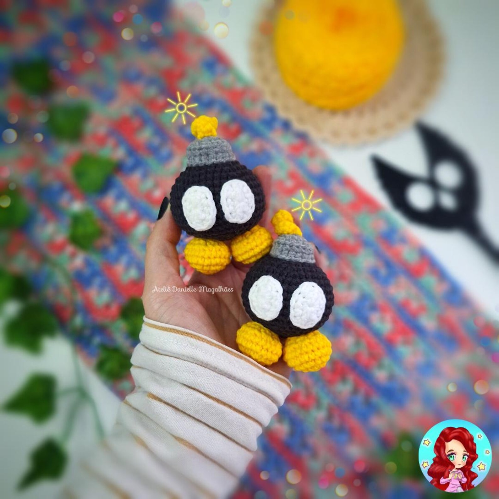 Chibi Bomb Plush Amigurumi Pattern – Fanart Inspired Crochet PDF (US ...