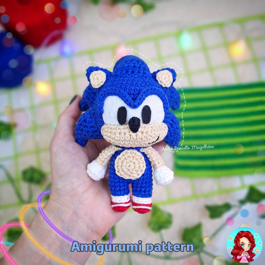 Sonic the Hedgehog Amigurumi Pattern - Etsy