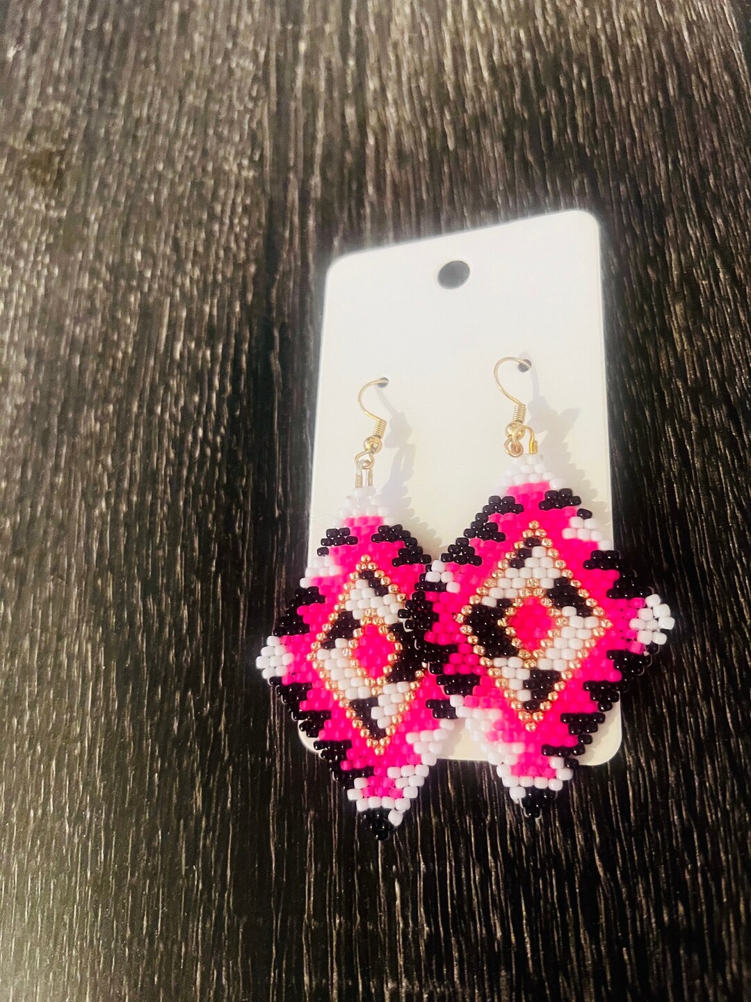 Pink UV Reactive Cow Print Diamonds - Etsy