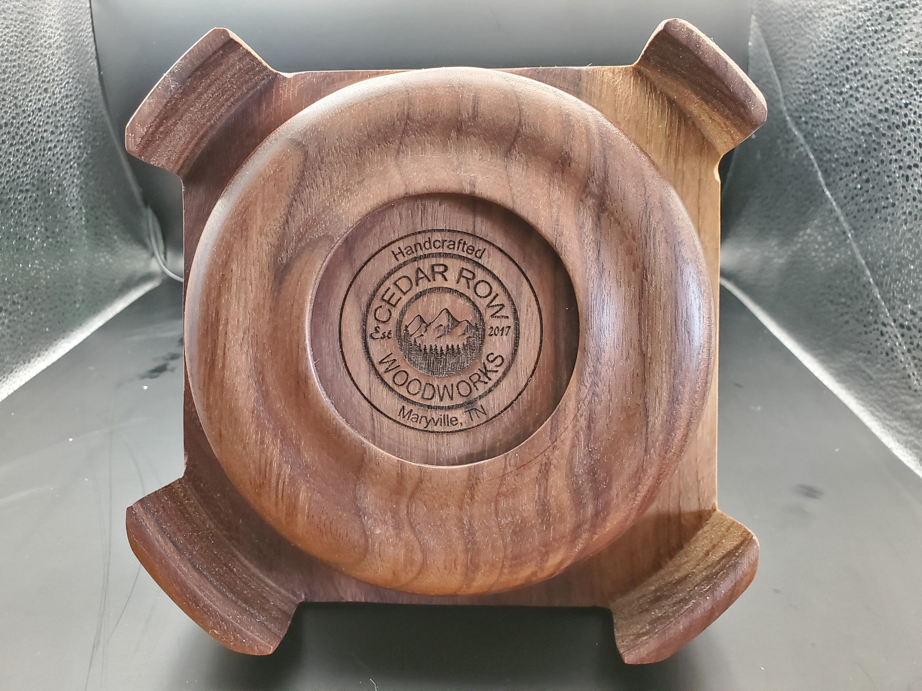 Lathe Turned Book Matched Square Black Walnut Bowl Set - Etsy