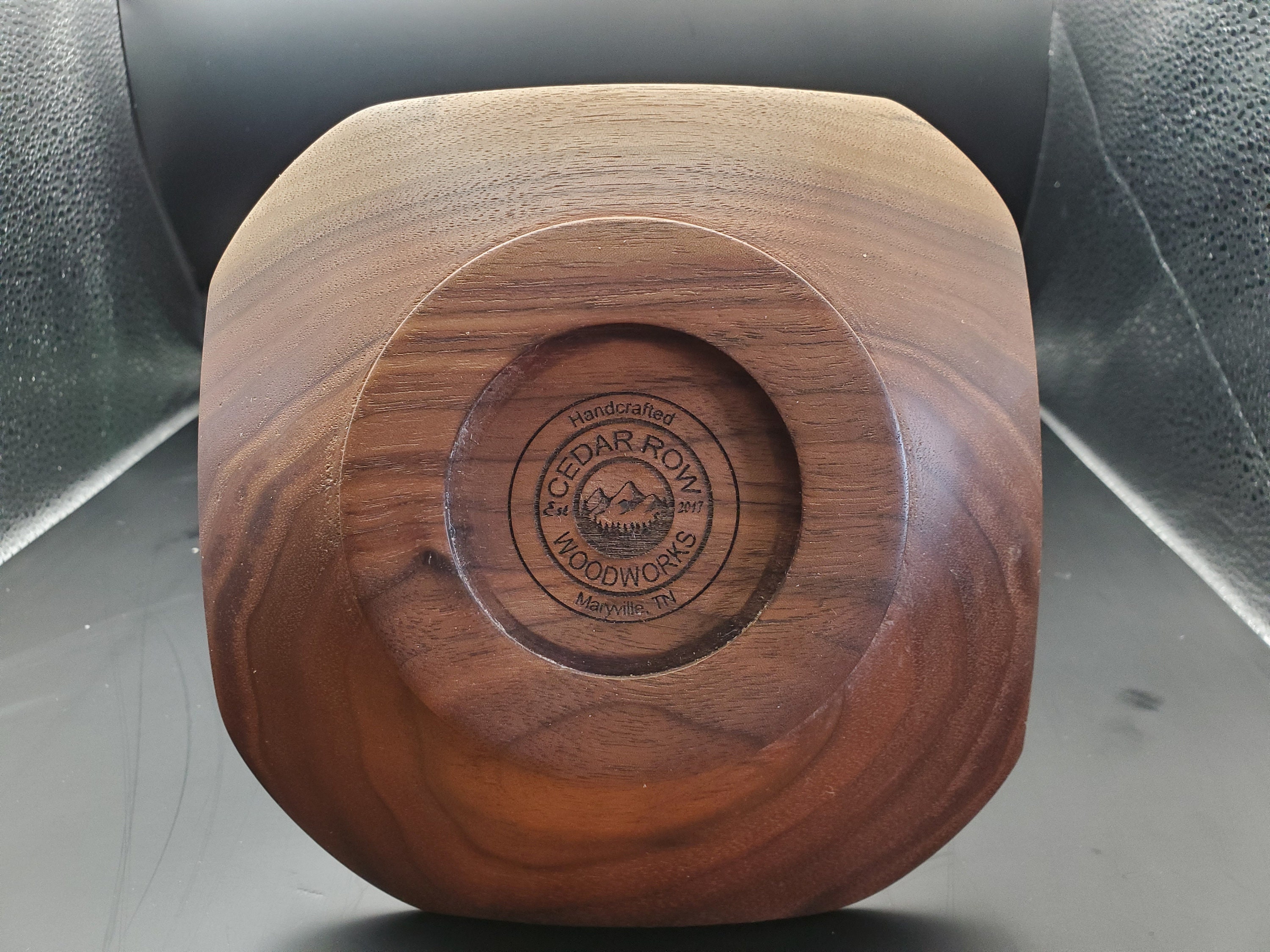 Lathe Turned Book Matched Square Black Walnut Bowl Set - Etsy