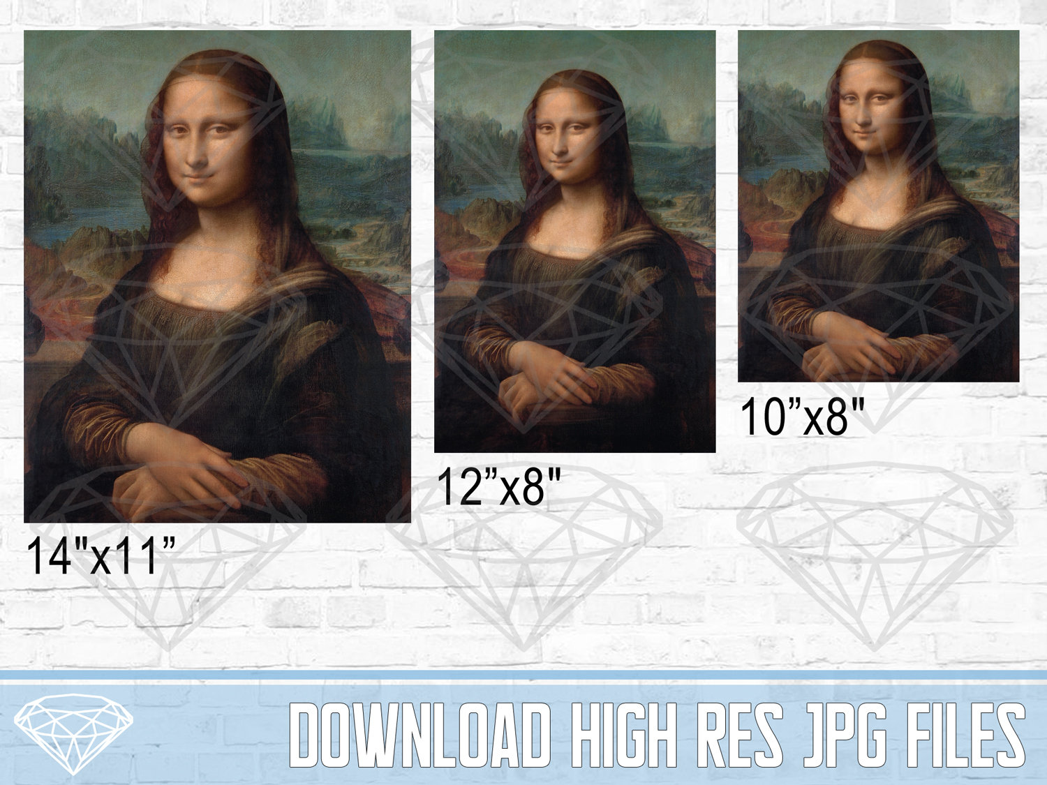 Mona Lisa Highest Resolution Digital Jpg Files | Monalisa Instant ...
