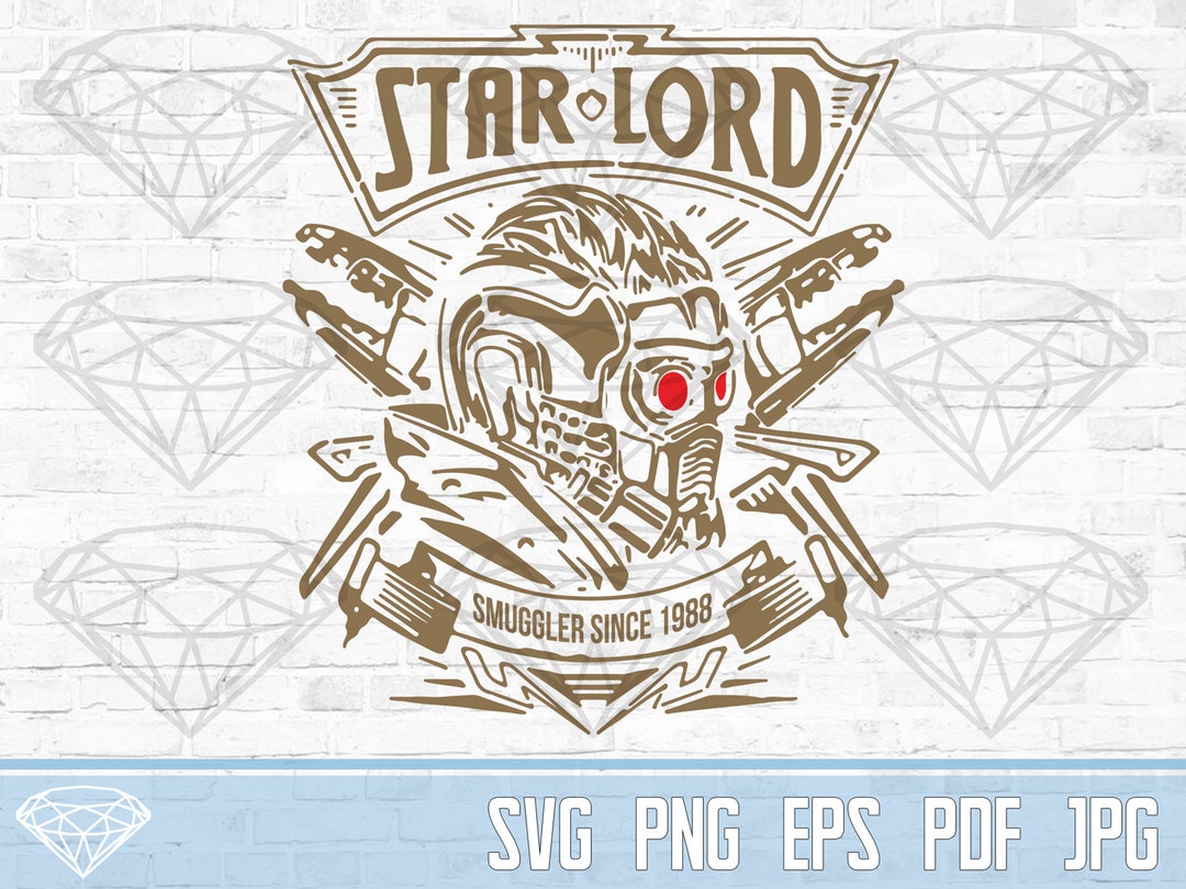 Star Lord Svg | Starlord Png | Guardians of the Galaxy Eps | Sci-fi Dxf ...