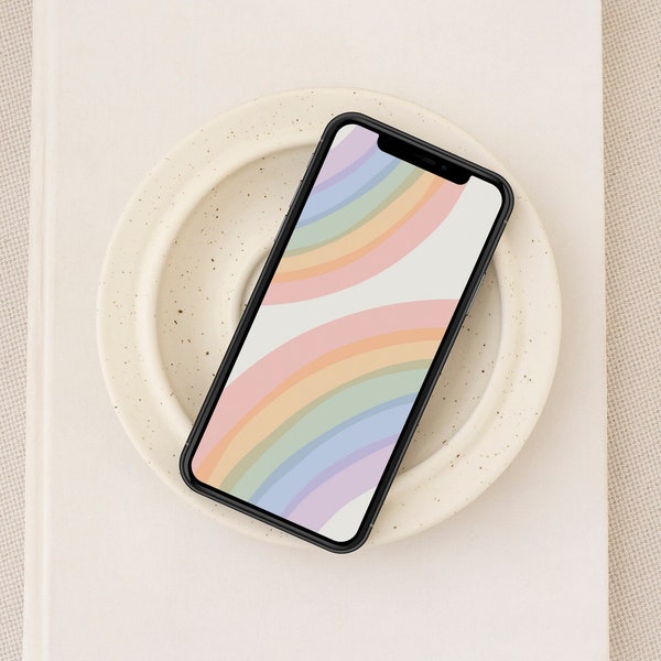 Rainbow Wallpaper - Etsy