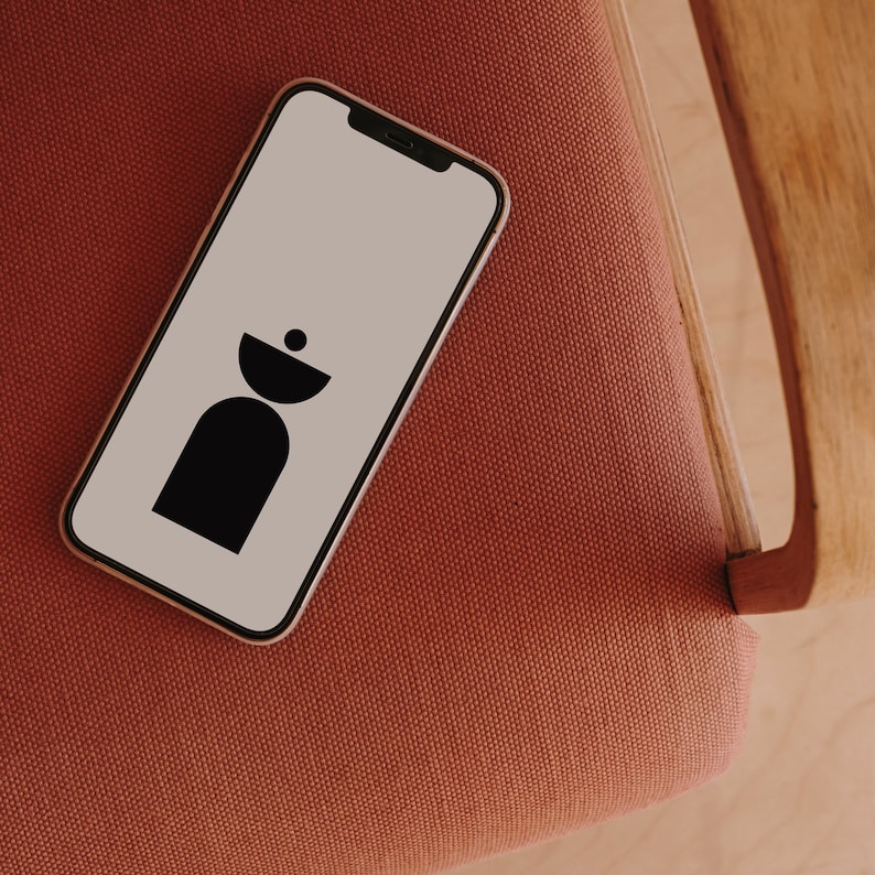Black and Beige Mid Century Modern Mobile Phone Wallpapers, Mid Century ...