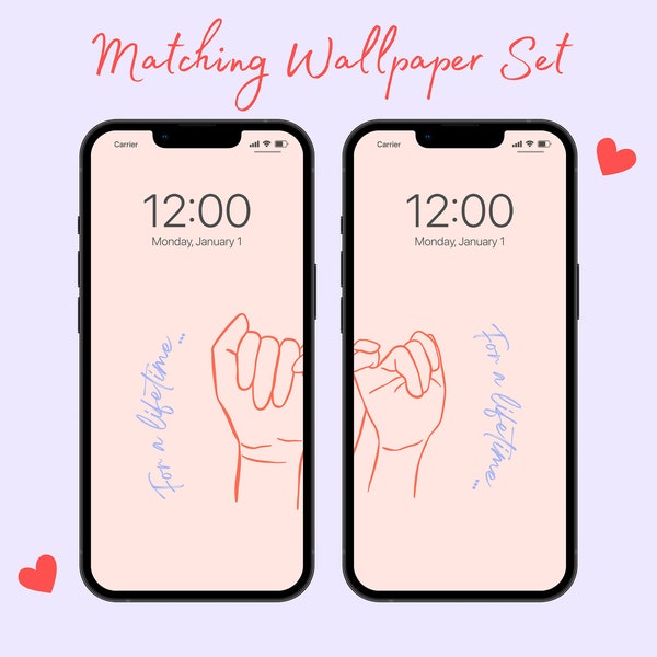 Couples Matching Wallpaper - Etsy