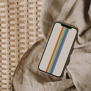 Rainbow Phone Wallpaper Set of 5, Pride iPhone Background Bundle ...