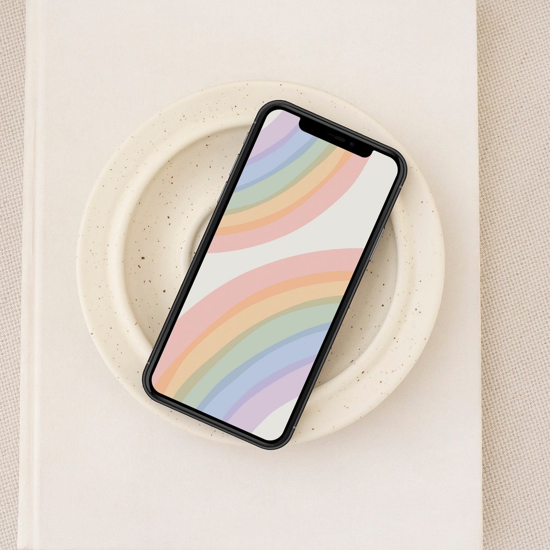 Rainbow Phone Wallpaper, Rainbow Pride iPhone Background, Stylish ...