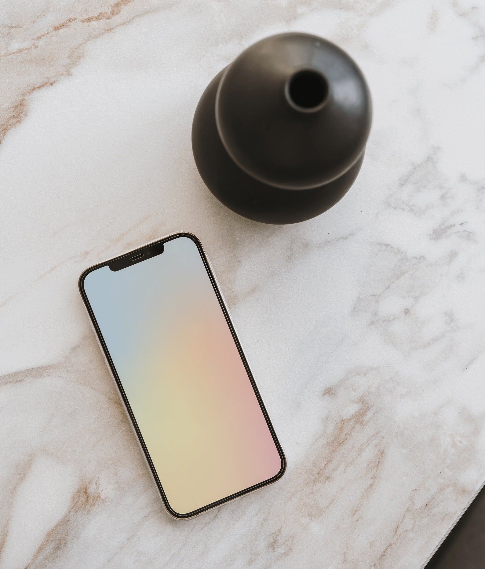 Sunset Gradient Stylish Phone Wallpaper Aesthetic Aura Iphone - Etsy