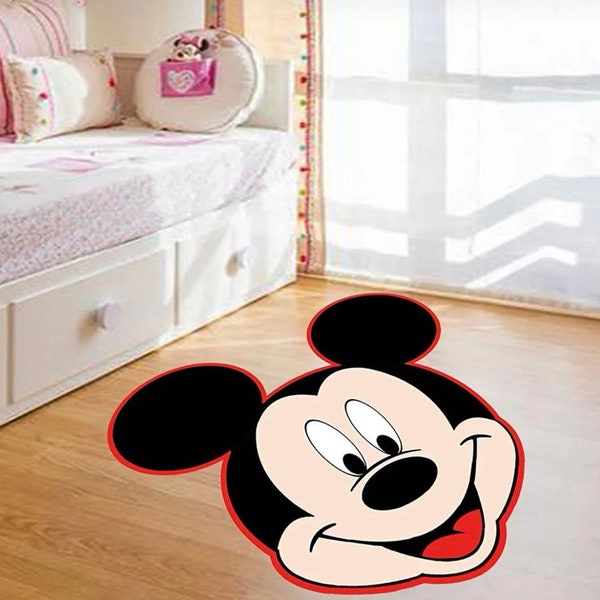 Mickey Mouse Room Rug - Etsy