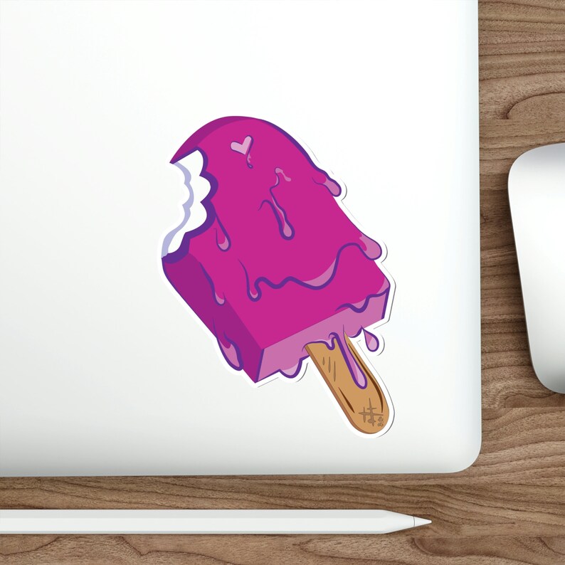 Melting Popsicle Sticker - Etsy
