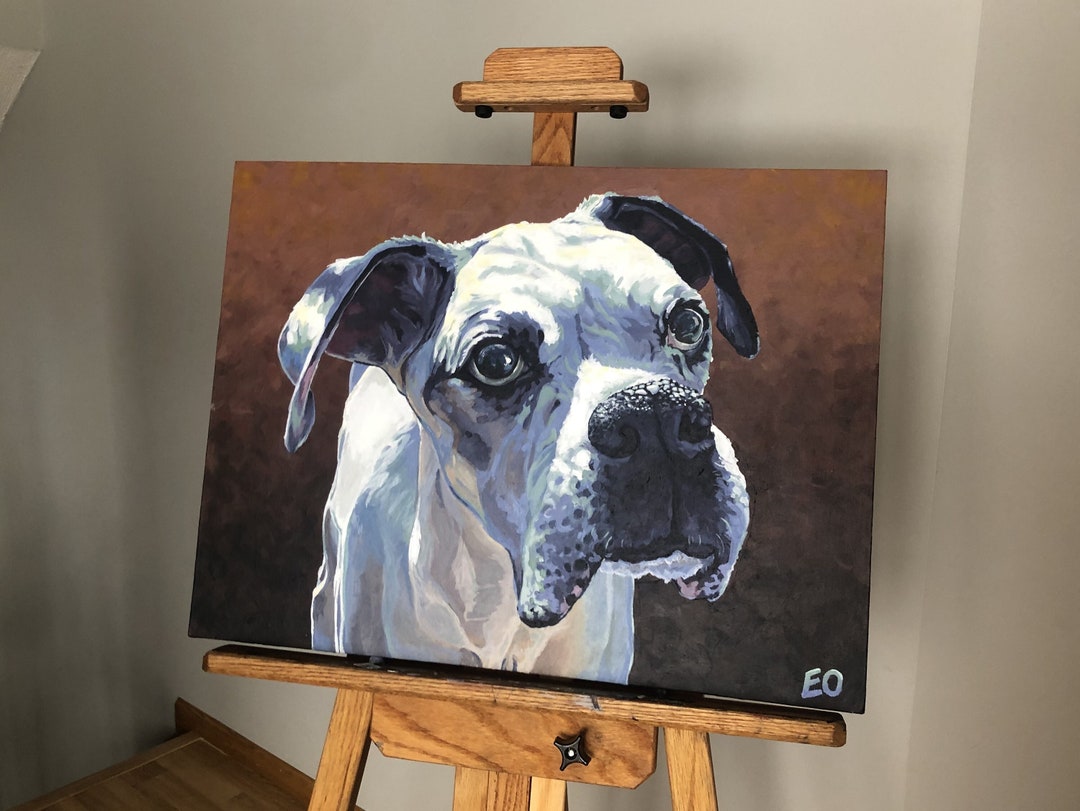 Custom Pet Portrait - Acrylic Painting - Etsy