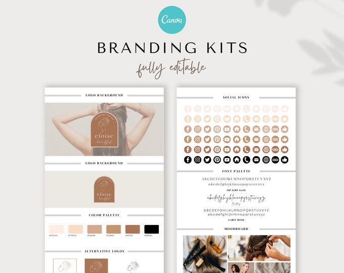 Logo Vorlage Canva, Business-Logo-Design benutzerdefinierte Vorlage ...