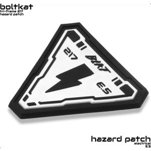 Darkwear Electric Hazard Patch - Etsy