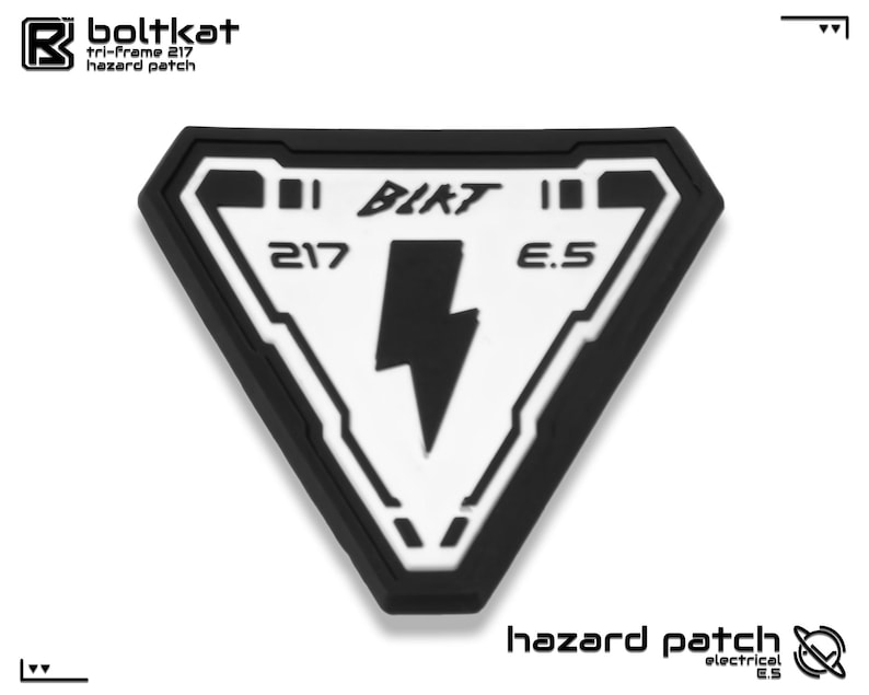 Darkwear Electric Hazard Patch - Etsy