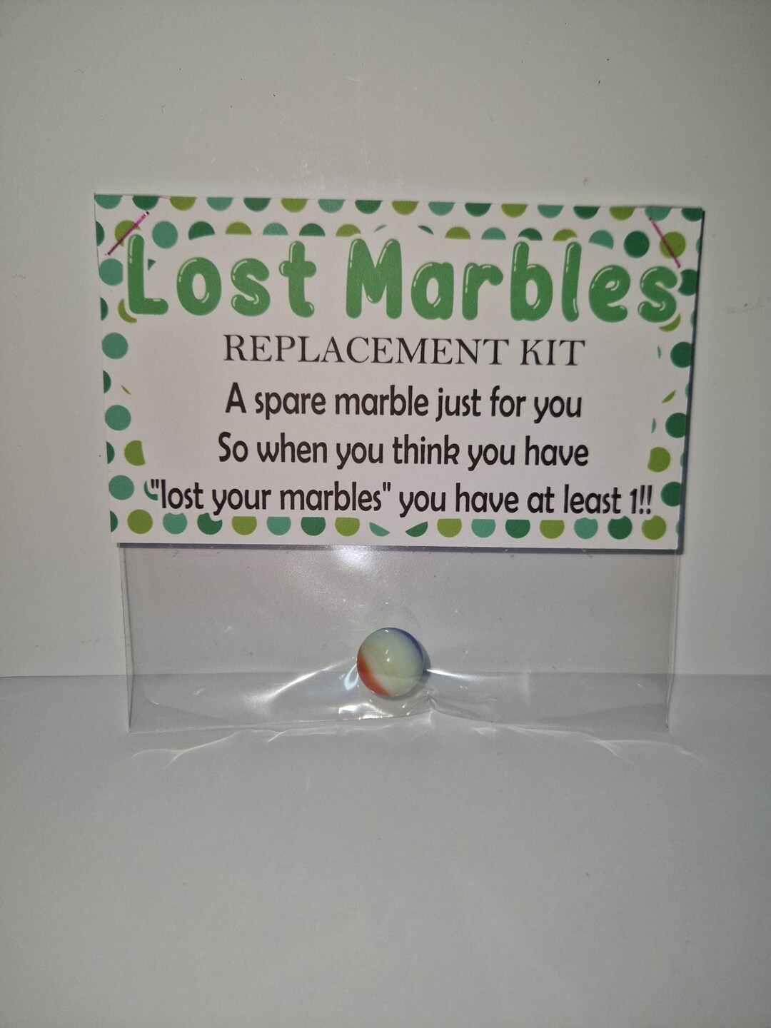 Personalised Joke Gag Gift, Lost Marbles, Funny, Quirky, Cheeky ...