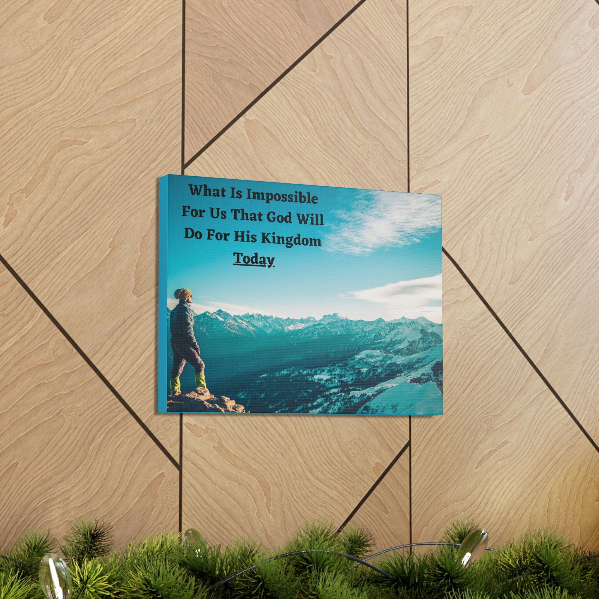 God of the Impossible Wall Art Inspirational Motivational - Etsy