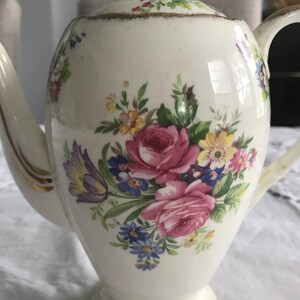 Vintage Foley Tulip Floral Teapot With Lid , E Brain and Co Ltd ...