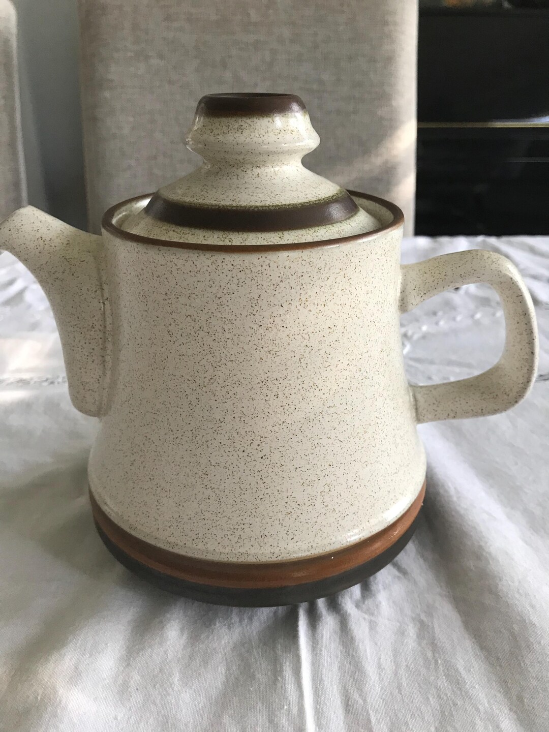 Vintage Denby Potter's Wheel Rust Red Stoneware Teapot and Lid - Etsy