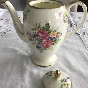 Vintage Foley Tulip Floral Teapot With Lid , E Brain and Co Ltd ...