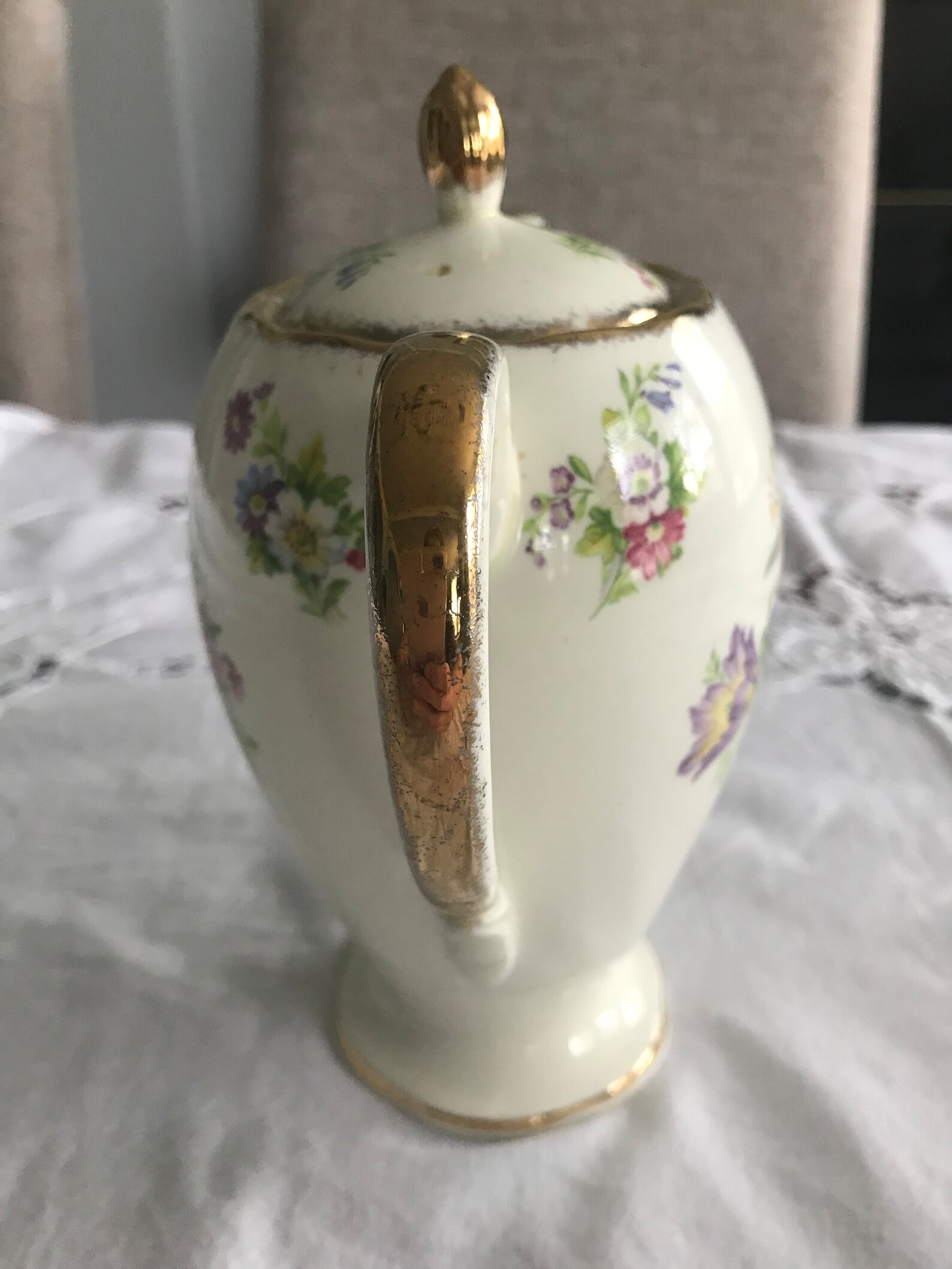 Vintage Foley Tulip Floral Teapot With Lid , E Brain and Co Ltd ...