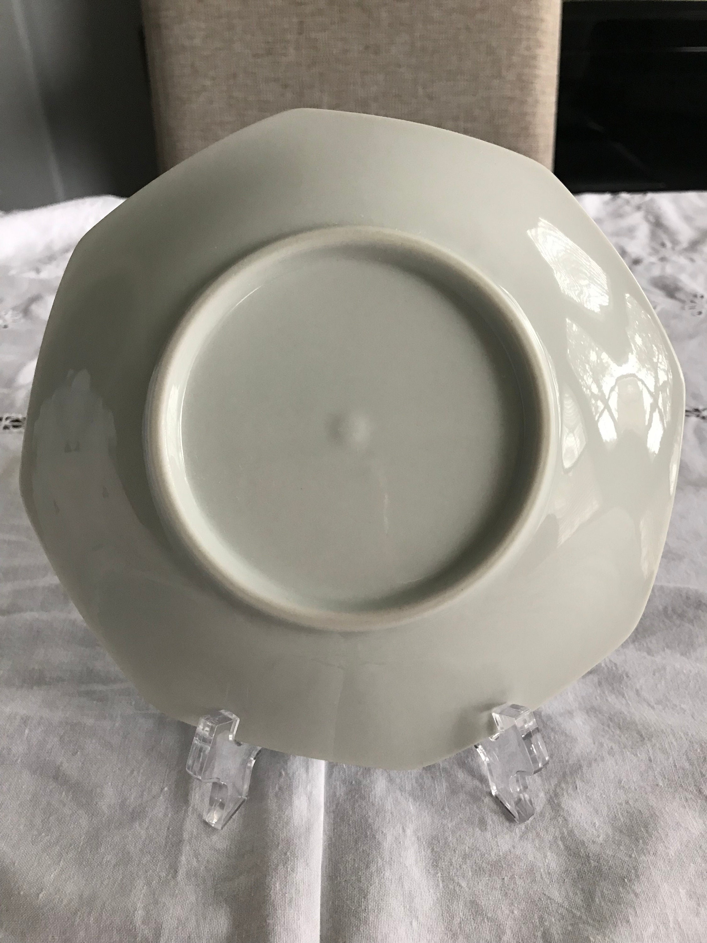 Vintage Chinese Blue and White Fish Pattern Ceramic Serving Dish . - Etsy