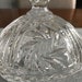 Vintage Lead Crystal Pinwheel Pattern Three Footed Candy Dish With Lid ...