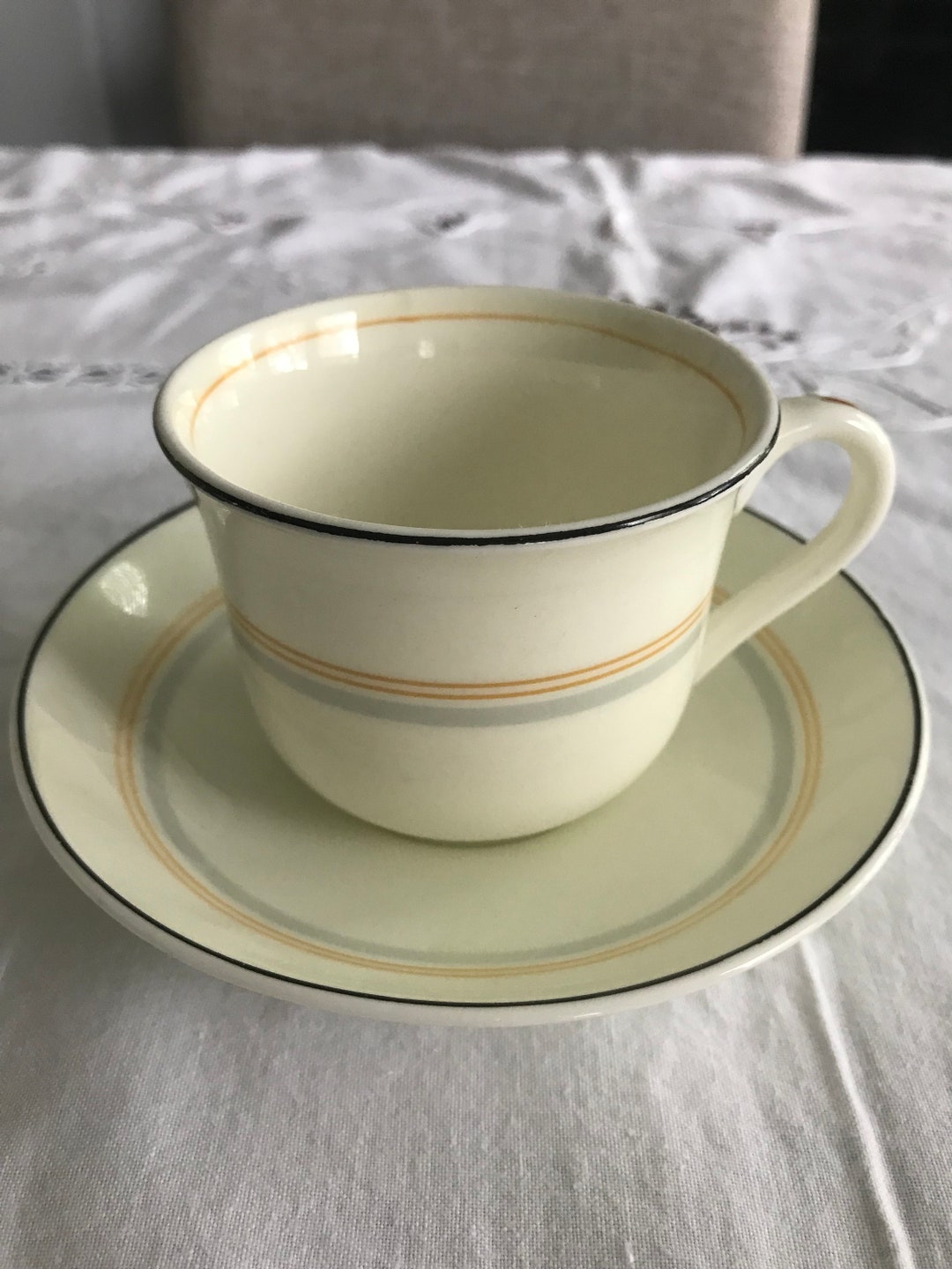 Vintage Foley Bone China Teacup and Saucer , the Cunard Steam-ship ...