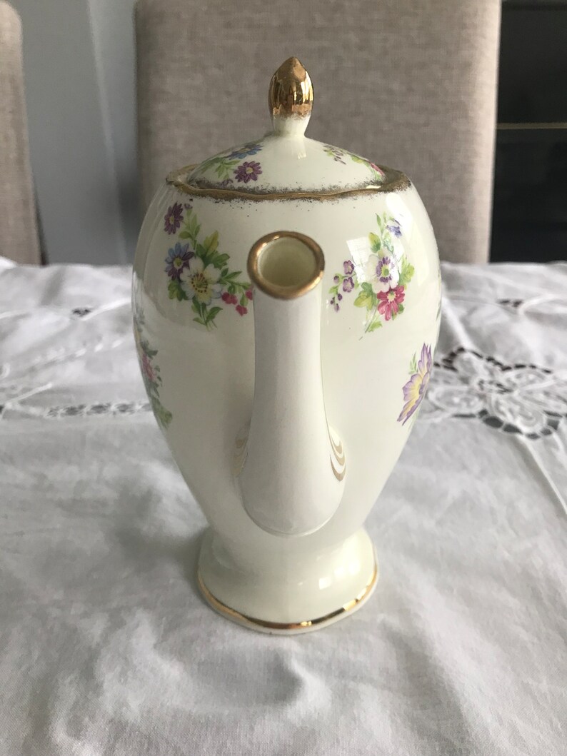 Vintage Foley Tulip Floral Teapot With Lid , E Brain and Co Ltd ...