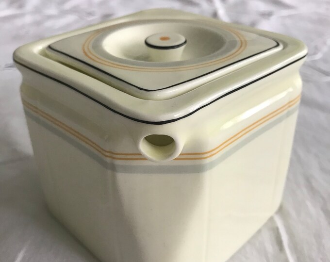 Vintage Foley Art Deco Style Cube Teapot , the Cunard Steam-ship ...